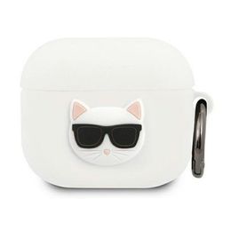 K by KARL LAGERFELD KARL LAGERFELD Kopfhörer-Schutzhülle Karl Lagerfeld KLACA3SILCHWH AirPods 3 Hülle weiß