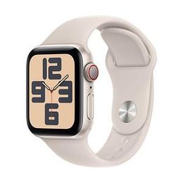 Apple Watch SE 40 mm (GPS+Cellular) Sportarmband M/L polarstern