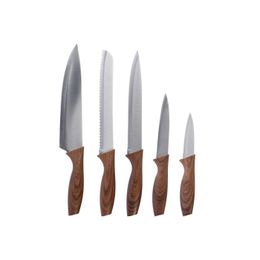 Neuetischkultur Kochmesser Messer-Set 5-teilig Holzdesign