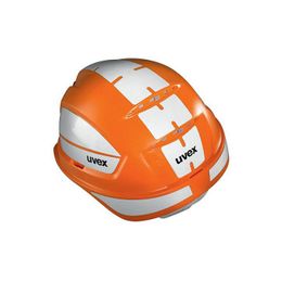 Uvex Sicherheitshelm Schutzhelm pheos IES 9772246 orange mit Lüftungen