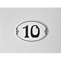 Elina Email Schilder Hausnummer Zahlenschild "10"