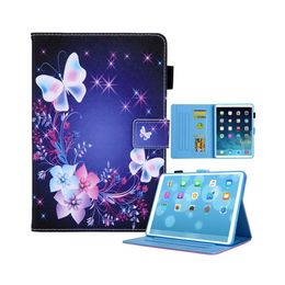 Wigento Tablet-Hülle Für Apple iPad 10.9 2022 10. Generation Kunstleder Tablet Cover Tasche Motiv 5 Hülle Case Etuis