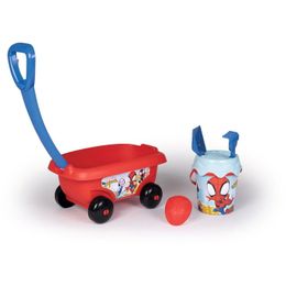 Smoby Outdoor-Spielzeug Outdoor Spielzeug Sand Eimergarnitur und Handwagen Spidey 7600867020