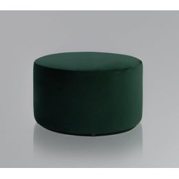 AMARIS Elements Hocker Samt Hocker 'James' Pouf rund gepolstert