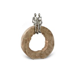 Moritz Skulptur Skulptur Holz Be Together 39x28x6 cm