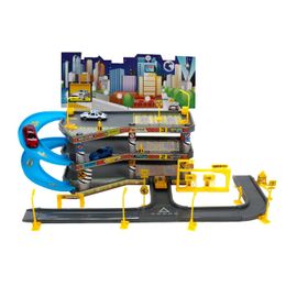 Bubble-Store Spiel-Parkgarage Spielzeug Garagen Parkhaus mit 4 Autos (3 Etagen mit 2 Rampen