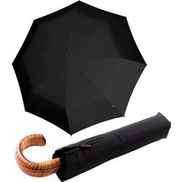 Knirps® Taschenregenschirm Herrenschirm S.570 Holz-Rundhakengriff Auf-Automatik