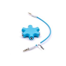 vhbw für Audio-Kabel, blau