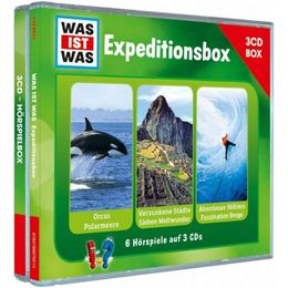 Tessloff Verlag Hörspiel WAS IST WAS 3-CD-Hörspielbox "Expedition"
