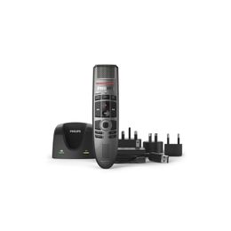 Philips SMP4000 SpeechMike Kabelloses Diktiermikrofon Digitales Diktiergerät (Dockingstation
