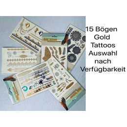 LK Trend & Style Schmuck-Tattoo Gold-Tattoo Die moderne Art von Modeschmuck