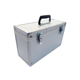 ECI Tools Werkzeugkoffer Aluminium Koffer Silber Entnehmbarer Deckel (LxBxH