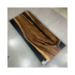 JVmoebel Esstisch, Luxus Design Epoxidharz Esstisch River Table Echtes Holz