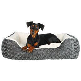 Trixie Hundematte Trixie Kuschelbett Kaline 50 x 40 Centimeter grau/creme Katzenliegeplatz