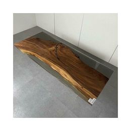JVmoebel Esstisch, Luxus Epoxidharz Esstisch River Table Echtes Holz Massiv