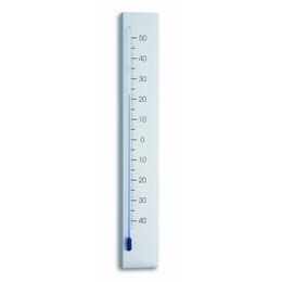 Tfa Dostmann Gartenthermometer TFA 12.2033 Analoges Innen-Außen-Thermometer aus Aluminium LINEA