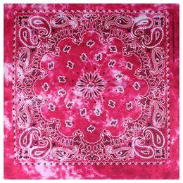 Goodman Design Bandana Bandana Kopftuch Halstuch pink Paisley Blüten floral ca. 54 x 54 cm