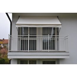 ANGERER Freizeitmöbel GmbH Klemmmarkise Angerer Klemmmarkise beige 150 cm Balkonmarkise Markise Balkon