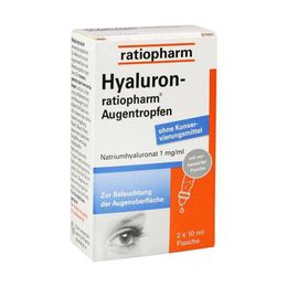 ratiopharm GmbH Augenpflege-Set HYALURON-ratiopharm Augentropfen 20ml