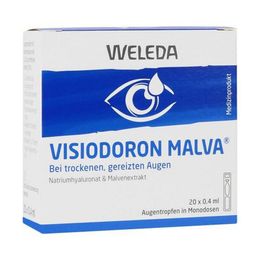 Weleda AG Augenpflege-Set VISIODORON Malva Augentropfen in Einzeldosispipet. 20X0.4 ml