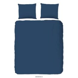 Good Morning Bettwäsche Renforcé 135x200 cm 80x80 cm Uni Duvet Cover 0270.24.08 Denim