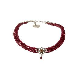 Alpenflüstern Alpenflüstern Collier Trachten-Perlen-Kropfkette Hedwig (rot)