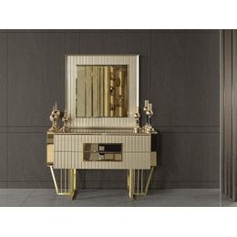 JVmoebel Kommode Luxus Sideboard Kommode Spiegel 2tlg Kommoden Schlafzimmer