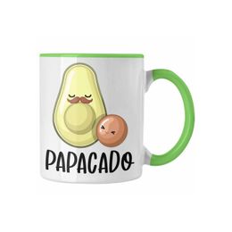 Trendation Tasse Papacado Tasse Geschenk Werdene Mutter Avocado NIedliche Grafik Schwan