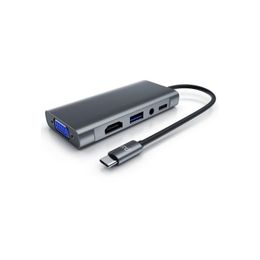 PRIMEWIRE USB-Adapter, USB 3.2 Gen1 Typ C HUB