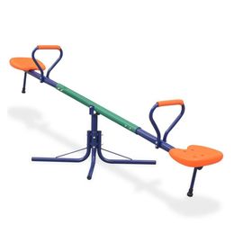 DOTMALL Wippe 360-Degree Rotating Seesaw Orange