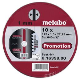 Metabo Trennscheibe Trennscheiben-Set Inox