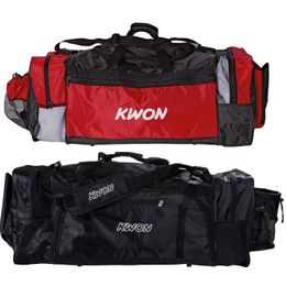KWON Sporttasche Evolution schwarz rot 70 cm Taekwondo TKD Trainingstasche (Lieblingstasche
