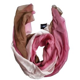 Posh Gear Seidenschal Seiden Schal Chiffon Tri-Color aus 100% Seide