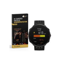 Protectorking Schutzfolie 1x 9H Hartglas für Polar Vantage M2 Smart Watch Displayschutz Panzerfo