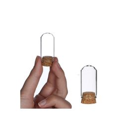 NaDeco Dekovase Glasdom Mini mit Korksockel Größe Ø2 h.4 cm Glas Dome