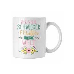 Trendation Tasse Beste Schwiegermutter Der Welt Tasse Geschenk zum Geburtstag von Schwi