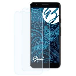 Bruni Schutzfolie Glasklare Displayschutzfolie für Google Pixel 3a