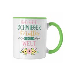 Trendation Tasse Beste Schwiegermutter Der Welt Tasse Geschenk zum Geburtstag von Schwi