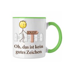 Trendation Tasse Witziger Spruch Kein Gutes Zeichen Männer Geschenkidee Sprüche Humor