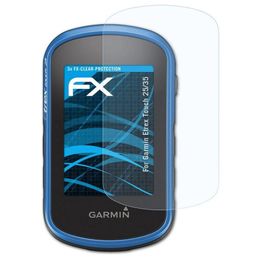 atFoliX Schutzfolie Displayschutz für Garmin Etrex Touch 25/35