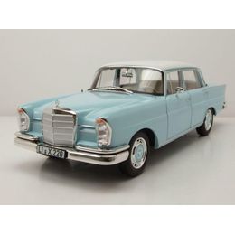 Norev Modellauto Mercedes 220 S Heckflosse W111 1965 hellblau Modellauto 1:18 Norev