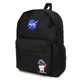 Nasa Kinderrucksack Astronauten Rucksack für Kinder Schule Freizeit Schwarz