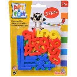 Simba Tafel Spielzeug Tafeln ART & FUN 37 Magnetzahlen /-zeichen 104591457