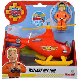 Simba Spielzeug-Feuerwehr Helikopter Feuerwehrmann Sam Junior Wallaby mit Tom Thomas 109252507