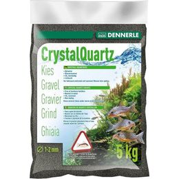 Dennerle Aquarienkies Dennerle Kristall-Quarzkies Diamantschwarz 5 kg