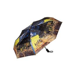VON LILIENFELD Taschenregenschirm Motivschirm Vincent van Gogh: Nachtcafé Kunst Motiv Leicht