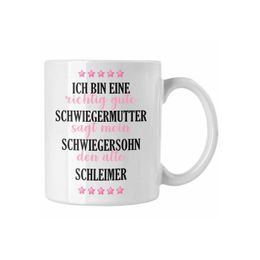 Trendation Tasse Schwiegermutter Geschenke Geburtstag Lustiger Spruch für Schwiegermama