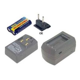 PowerSmart CFR002EB Batterie-Ladegerät (für RICOH SANYO SIGMA VARTA ROLLEI SAMSUNG CRV3