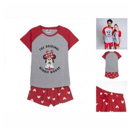 Disney Minnie Mouse Pyjama XS Damen Langarm Pyjama 2 Teiler Schlafanzug Nachtwäsche Minnie Mouse