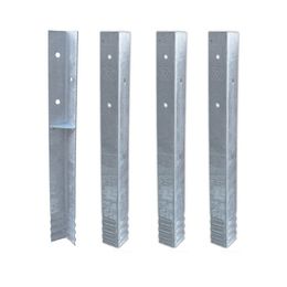 Wickey Bodenanker Winkelanker-Set SolidLock 4 Stk. für Spielturm & Schaukel